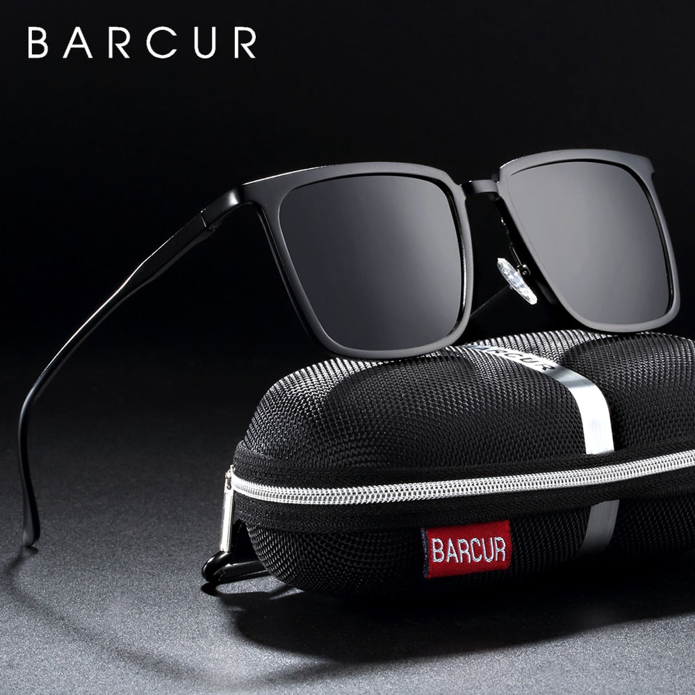 BARCUR Polarized Square Al-Mg Sunglasses 6550 – BARCUR OFFICIAL